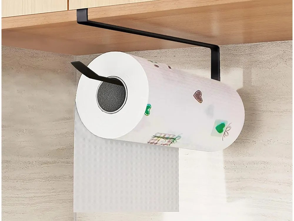 Verk Group Držák na kuchyňské papírové utěrky násuvný kovový loft matný