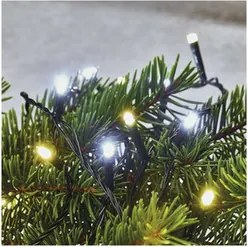 Vánoční osvětlení EMOS D4AN06 180LED řetěz 18m teplá/studená bílá s časovačem