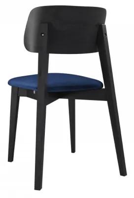 Čalouněná jídelní židle KT63/C, Potah: Magic Velvet 2217, Barva dřeva: czarny
