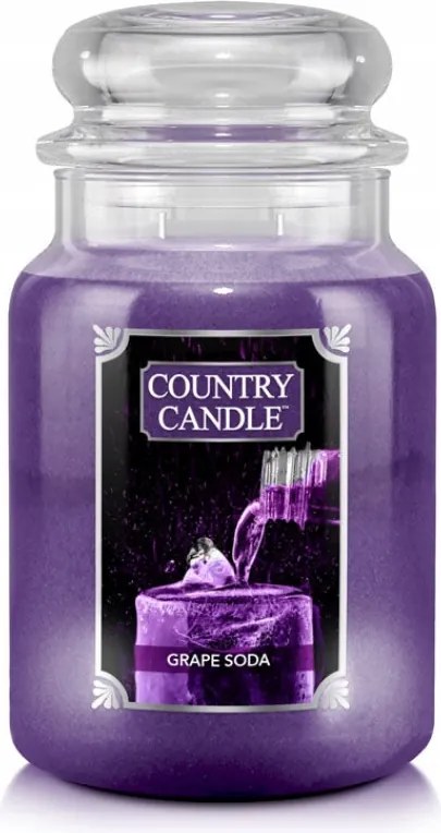 Velká svíčka Grape Soda Country Candle