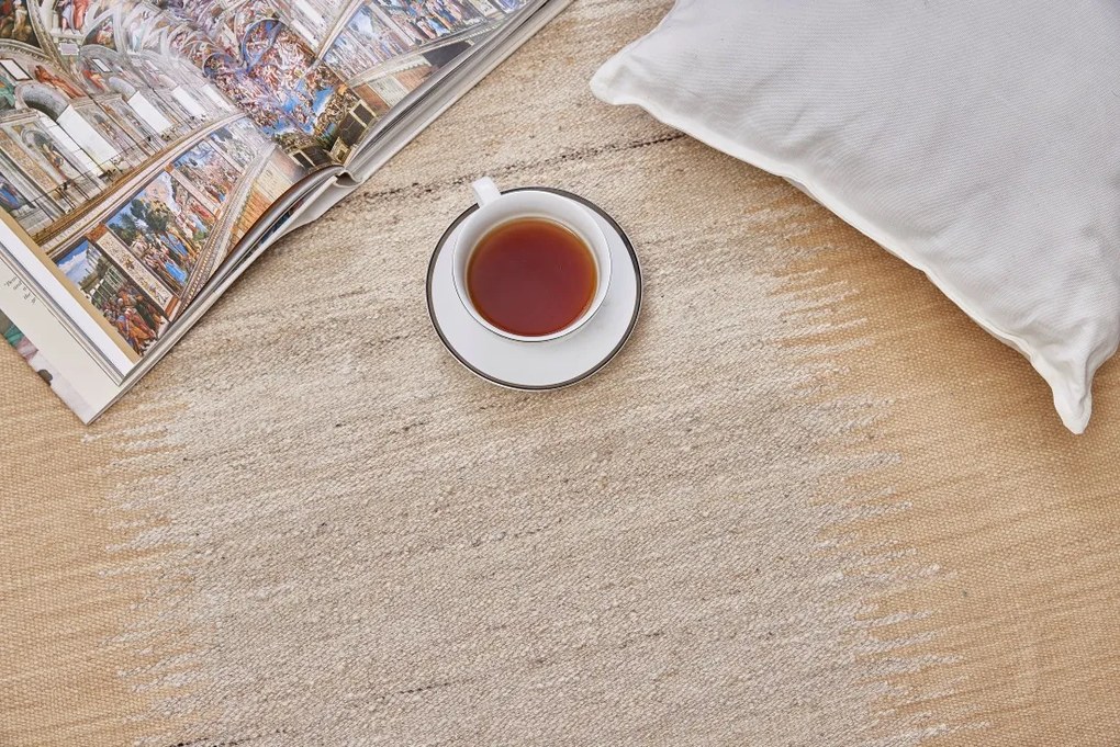 Diamond Carpets India, Ručně vázaný kusový koberec Duskwood DESP P110 Coffee Mix, 80x150, hnědá, ložnice