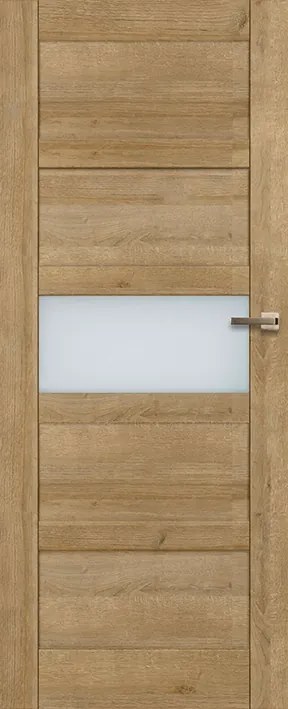 Interiérové dveře vasco doors BRAGA model A Průchozí rozměr: 60 x 197 cm, Orientace dveří: Pravé dveře, Dekor: Dub Viking