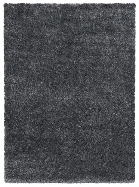 Vopi | Kusový koberec Brilliant shaggy 4200 grey - Kruh průměr 160 cm