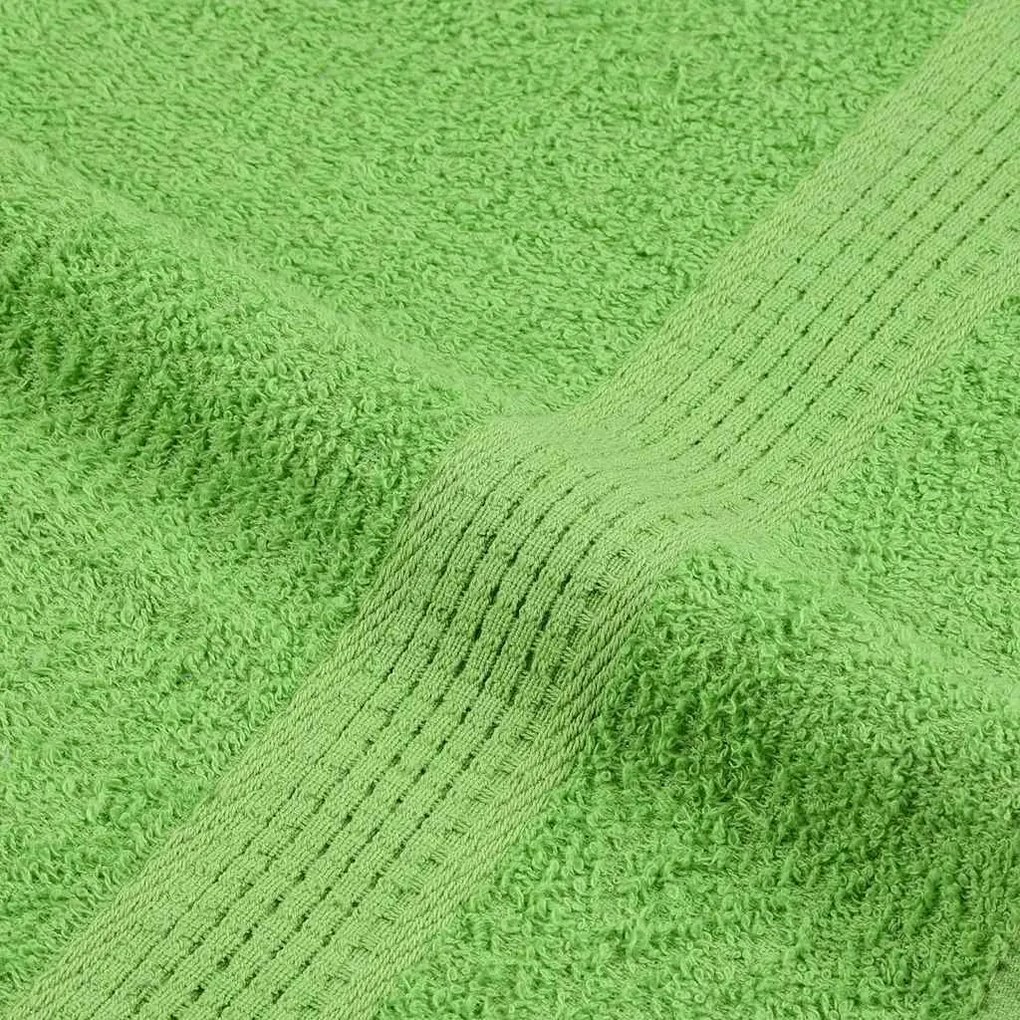 Saunové osušky FROGN 4 ks jablečně zelené 80x200 cm 360 g/m² 137032