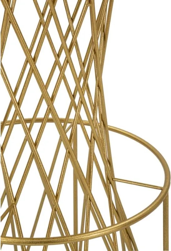 Designový barový stůl Bartlett 70 cm zlatý