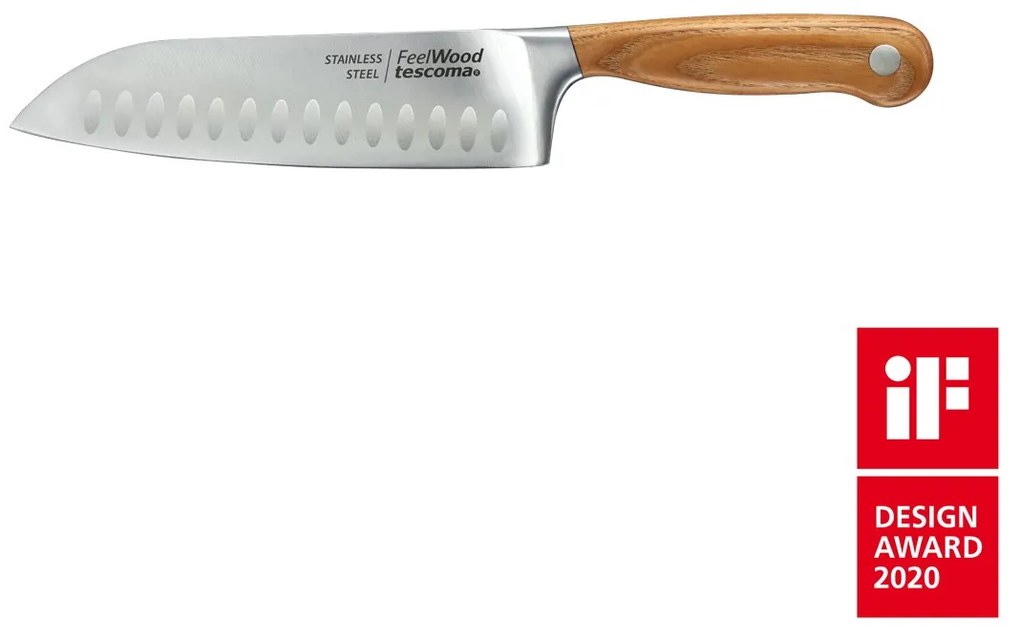 TESCOMA Nůž Santoku FEELWOOD 17 cm