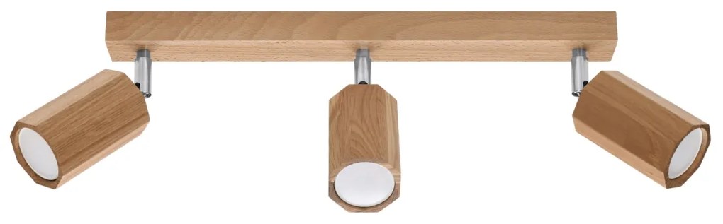 Sollux Lighting Stropní svítidlo ZEKE 3 dub