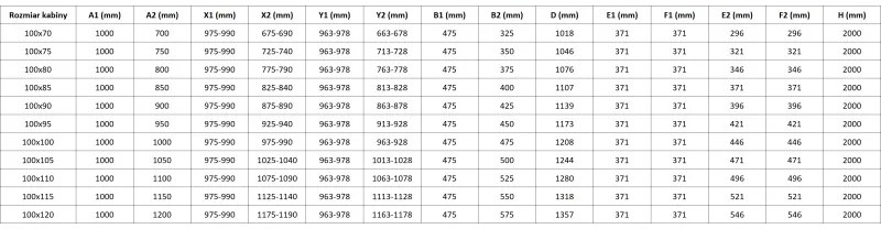 Mexen Mist-F Duo, skládací sprchový kout 110 x 95 cm, průhledný, broušená měď - 8A6-110L-095P-65-00