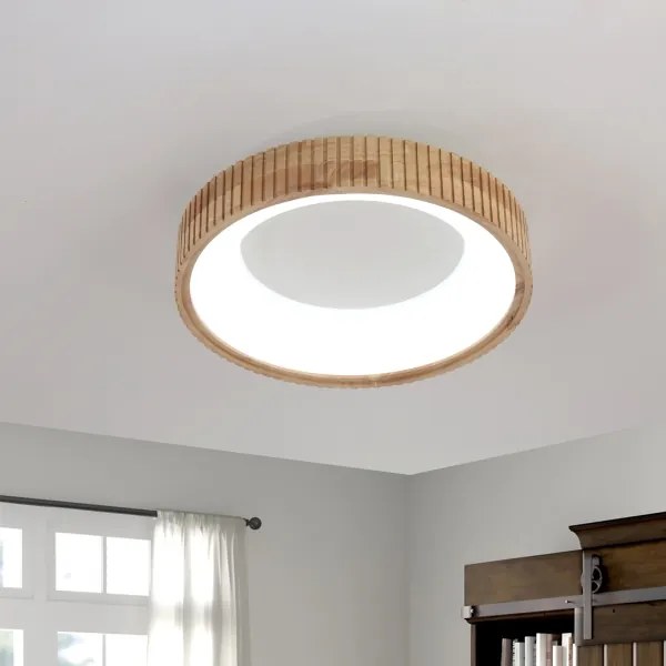 Brilagi - LED Stropní svítidlo FALCON WOOD MODERN LED/30W/230V pr. 45 cm dřevo