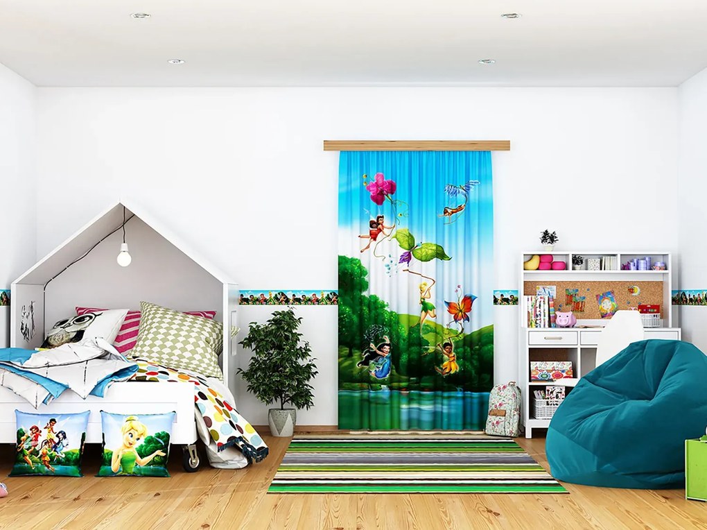 Dětská samolepící bordura na zeď Disney Víly | 5 m x 9.7 cm | DWBD8085
