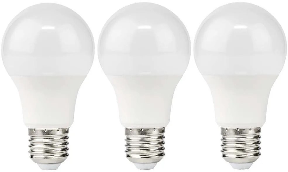 Led žárovka nedis led žárovka, e27, a60, 11 w, 1055 lm, 2700 k, 3 kusy