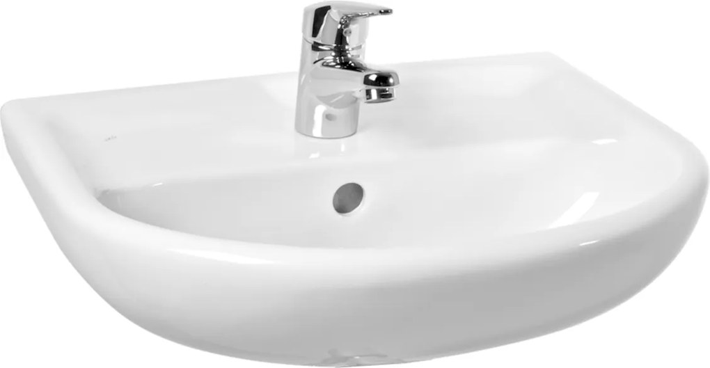 Umyvadlo Jika Lyra Plus 55x45 cm otvor pro baterii uprostřed H8143820001041