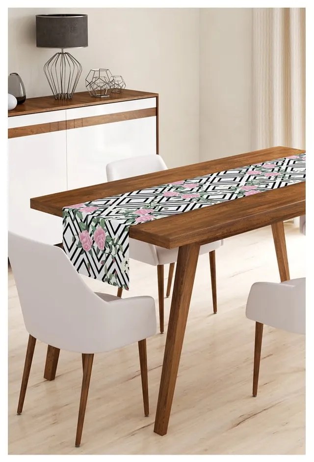 Běhoun na stůl z mikrovlákna Minimalist Cushion Covers Samantha, 45 x 145 cm
