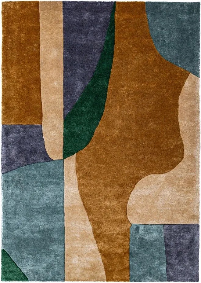 Ručně tkaný koberec z viskózy 140x200 cm Polaris – Flair Rugs