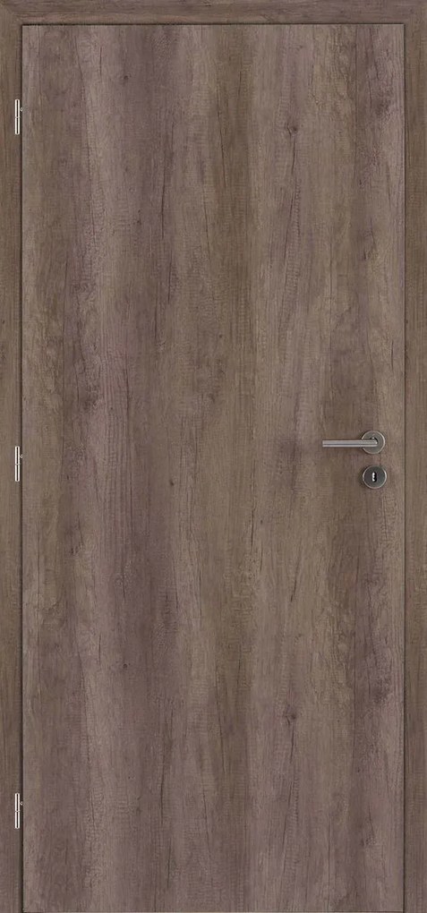 Doornite CPL Protipožární dveře 90 L, 920 × 1970 mm, CPL laminát, levé, dub americký, plné
