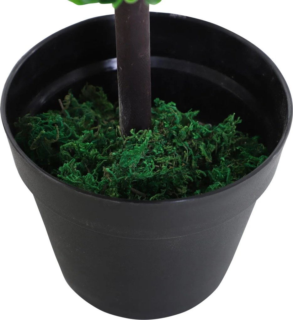Outsunny Umělý buxus s 3 koulemi Ø 30 x 112H cm Zelený