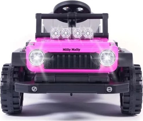Elektrické autíčko Milly Mally Prime 2w1 pink
