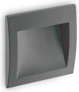 ILUX 255514 LED Venkovní zápustné svítidlo do zdi Ideal Lux WIRE AP BIG ANTRACITE 255514 4W 200lm 3000K IP65 14cm antracitové - IDEALLUX