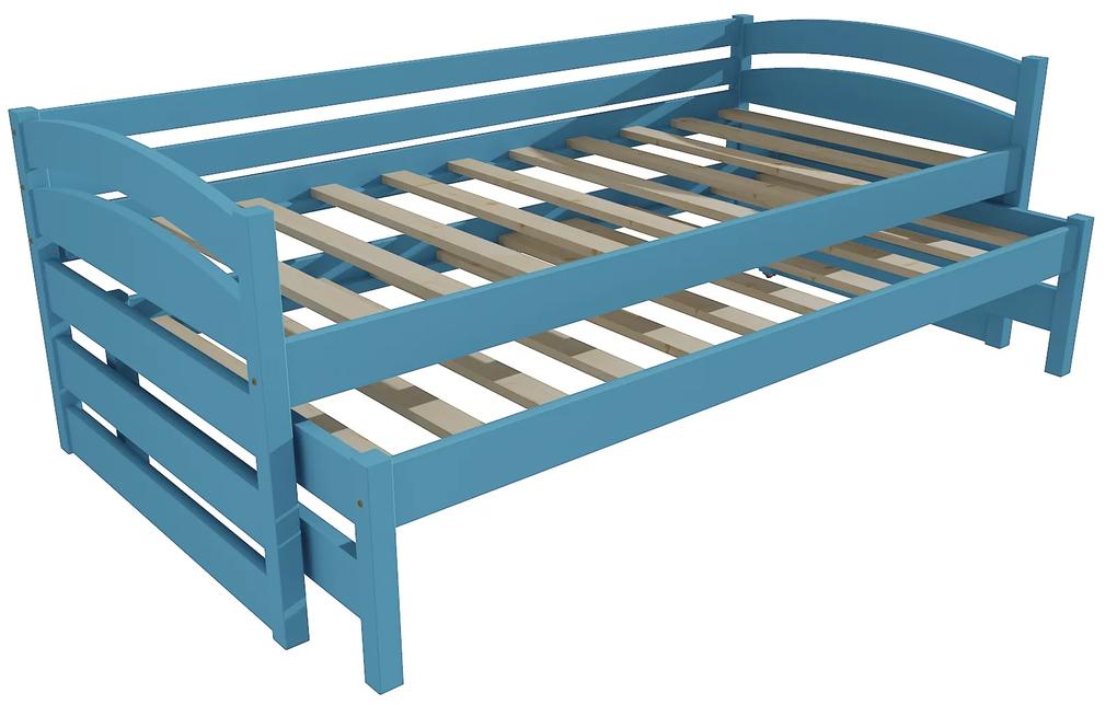 Vomaks Dětská postel s výsuvnou přistýlkou DPV 012 Rozměr: 80 x 200 cm, Barva: barva růžová