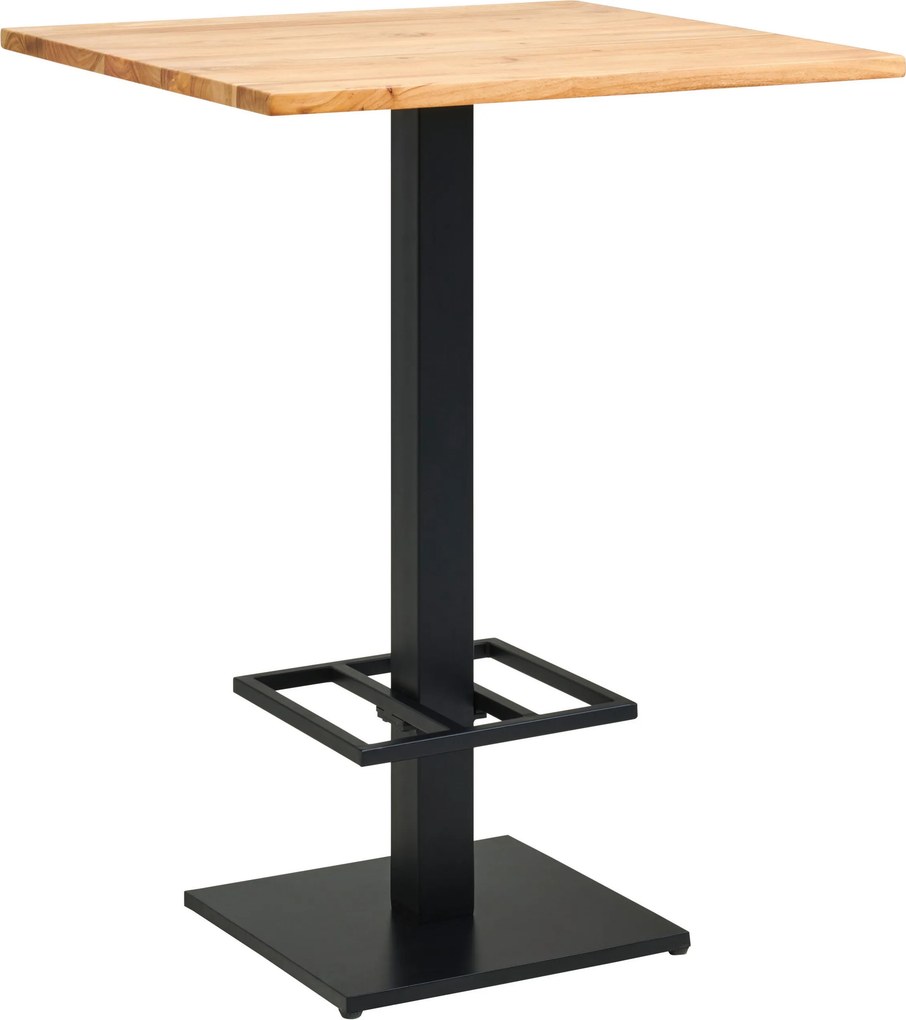 XXXLutz BAROVÝ STŮL, akácie, černá, barvy akácie, 80/105/80 cm P & B - Barové stoly - 001630027902