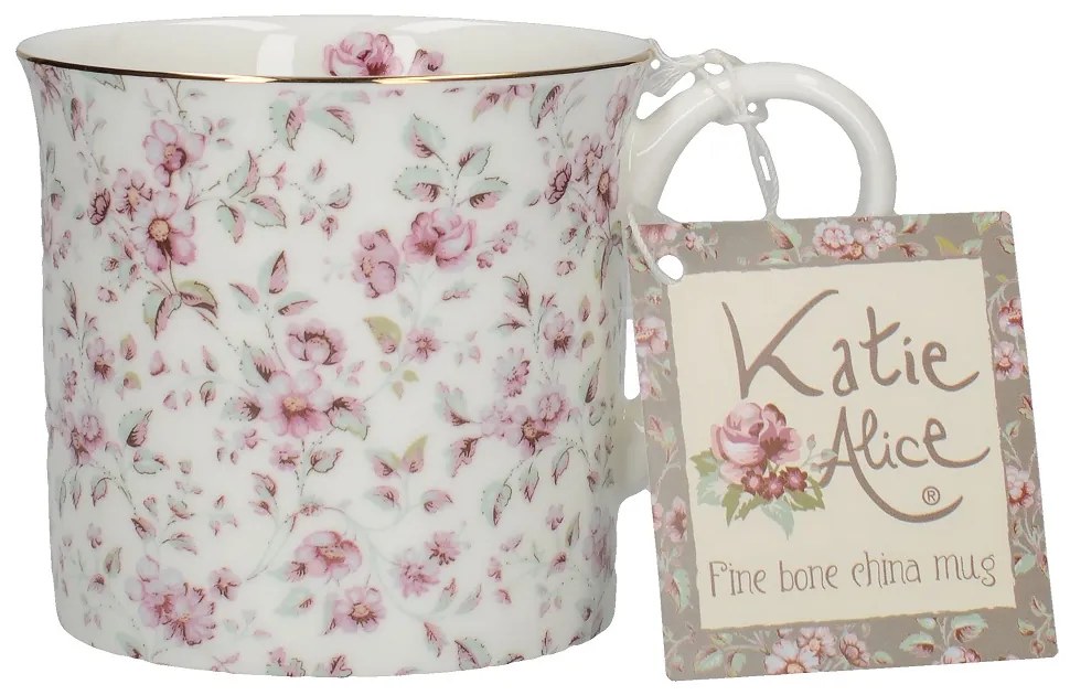 Katie Alice - hrnek Ditsy White Floral 250 ml