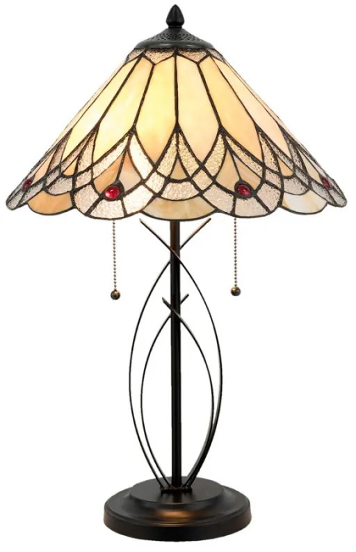 Stolní lampa Tiffany Wijnanda – 40x60 cm