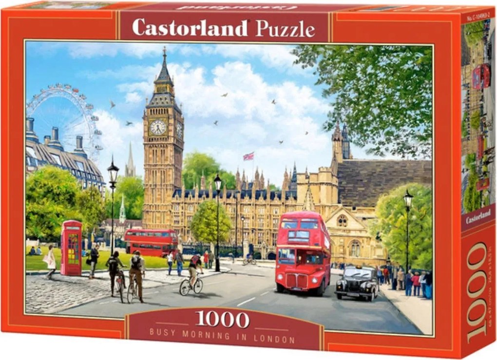 Castorland puzzle rušné londýnské ráno 1000 dílků