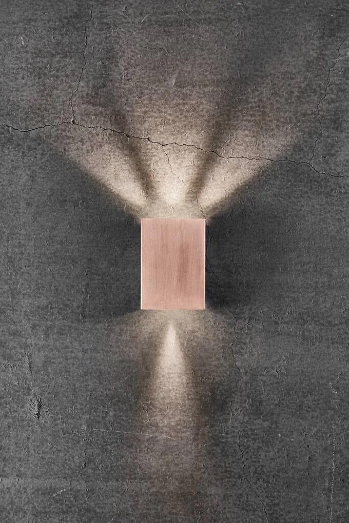 NOR 2019041030 Venkovní nástěnné svítidlo Fold 10 2x3,5W LED měď čirá - NORDLUX