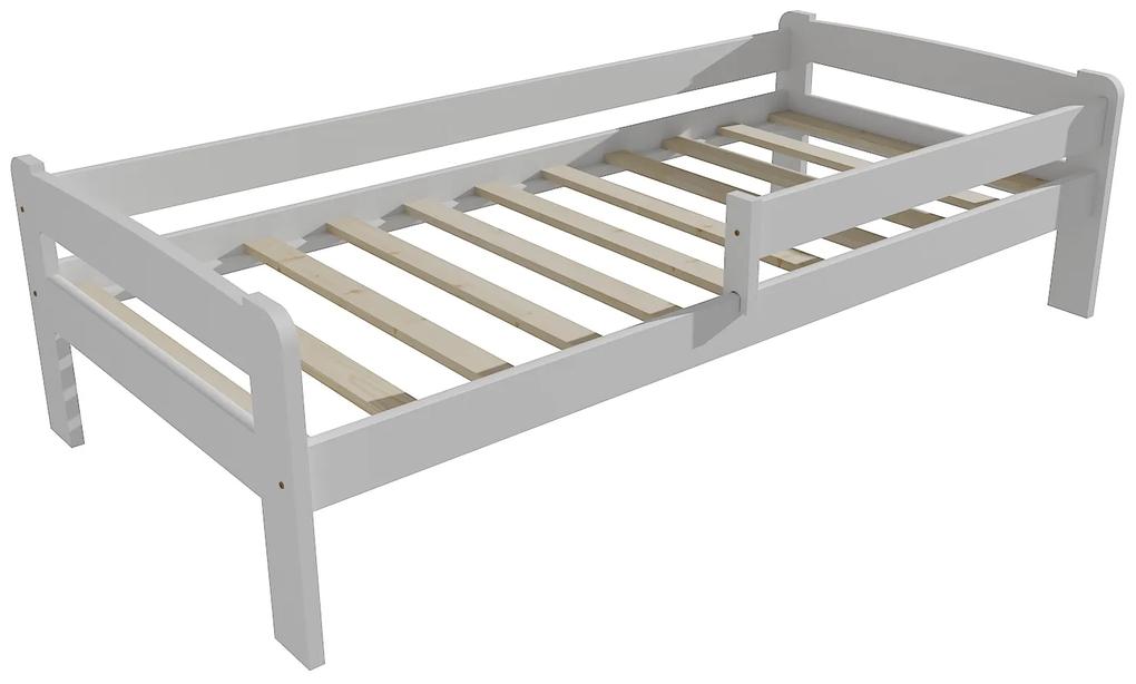 Vomaks Dětská postel se zábranou VMK009C KIDS Rozměr: 90 x 180 cm, Barva: barva bílá