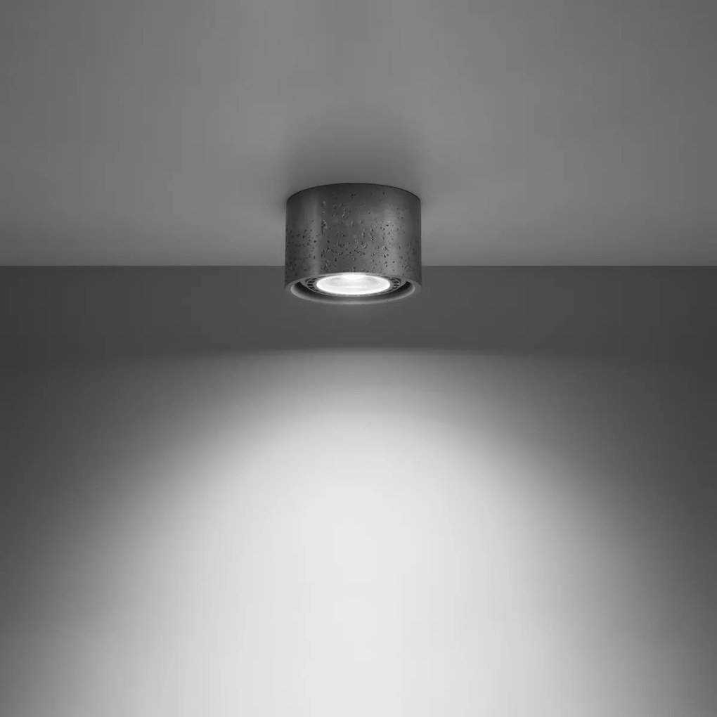 Sollux Lighting Stropní svítidlo BASIC 1 beton