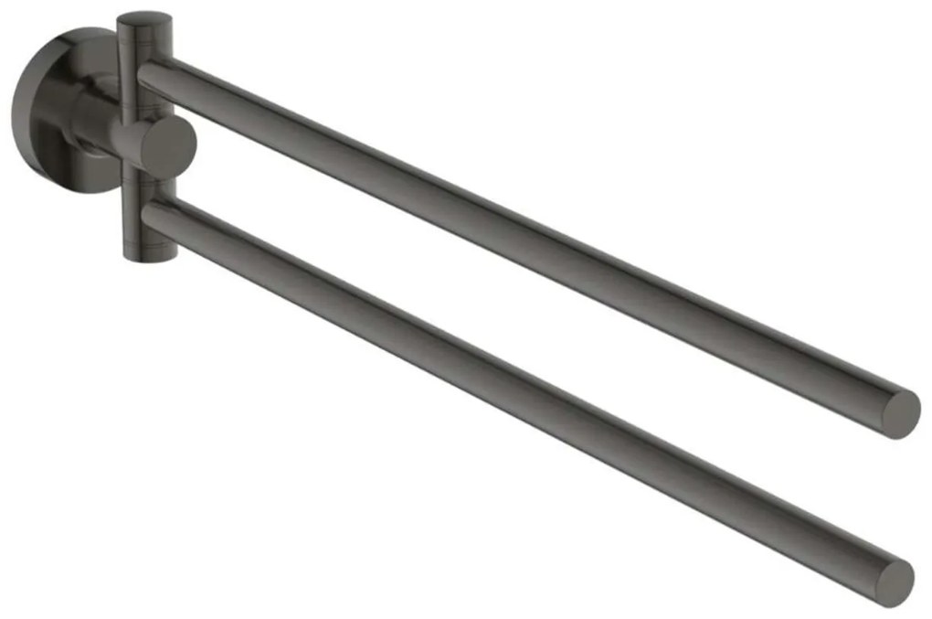 Ideal Standard IOM - Držák ručníků, otočný, délka 37 cm, Magnetic Grey A9131A5