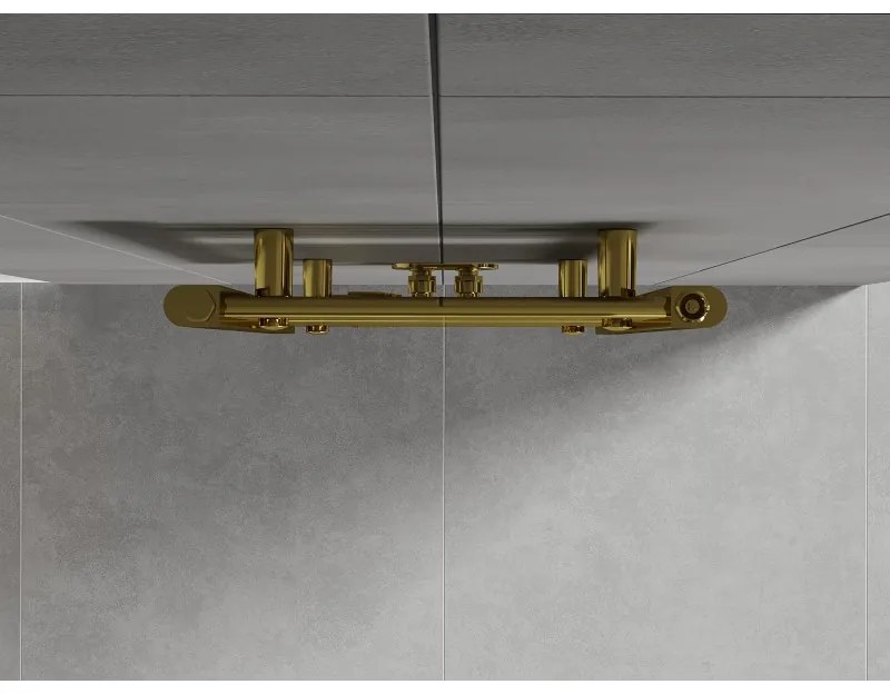 Mexen Hades, topné těleso 1200x400 mm, 367 W, zlatá lesklá, W104-1200-400-00-50