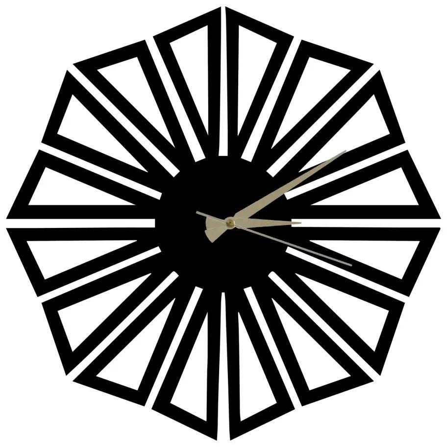 Dekorativní nástěnné hodiny Hedef 50 cm černé