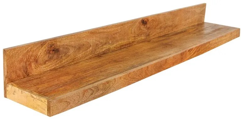 Designová nástěnná police Elegant 110 cm mango
