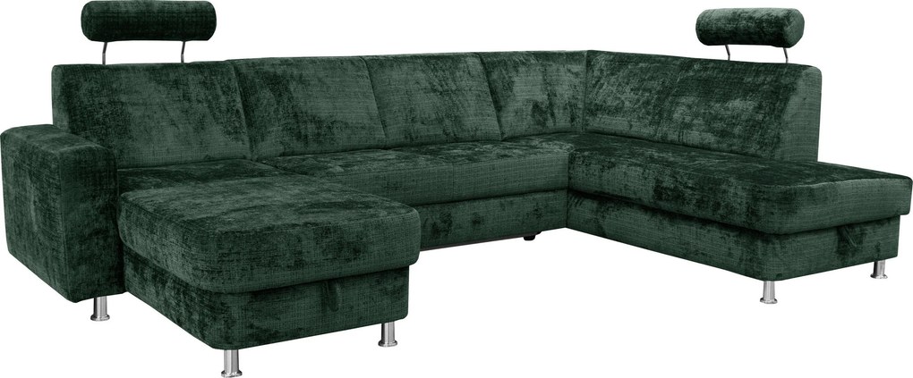 XXXLutz SEDACÍ SOUPRAVA, textil, zelená Xora - Sedací soupravy - 002527024529