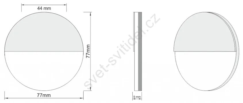 LDST LDST RO-01-B-BC4 - Osvětlení schodiště ROBIN 4xLED/1,2W/230V LD0038