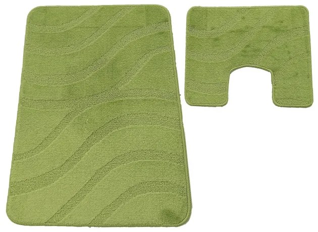 Sada koupelnových koberečků Montana Symphony Phosphoric Green