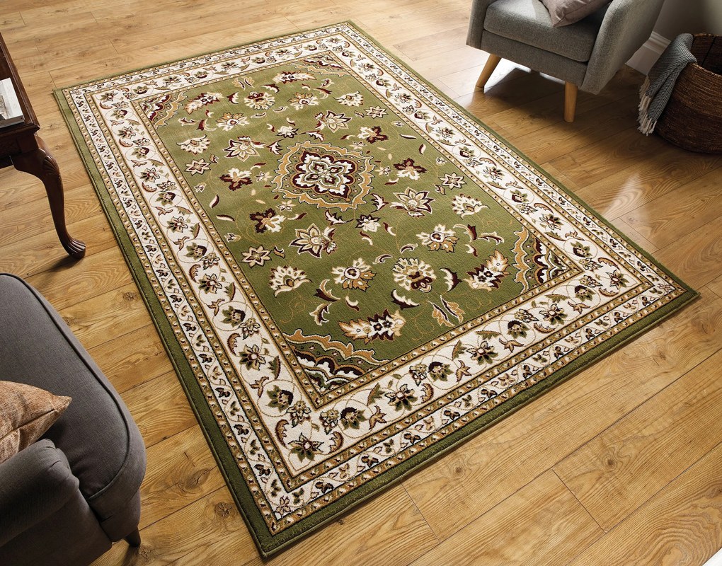 Flair Rugs, Kusový koberec Sincerity Royale Sherborne Green, 200x290, zelená, kancelář
