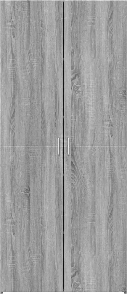 Skříň highboard šedá sonoma 80 x 42,5 x 185 cm kompozitní dřevo 3281439