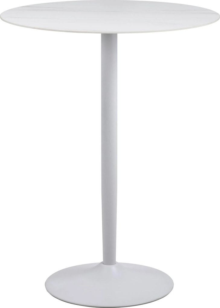XXXLutz BAROVÝ STŮL, bílá, 80/80/105 cm P & B - Barové stoly - 001749064001