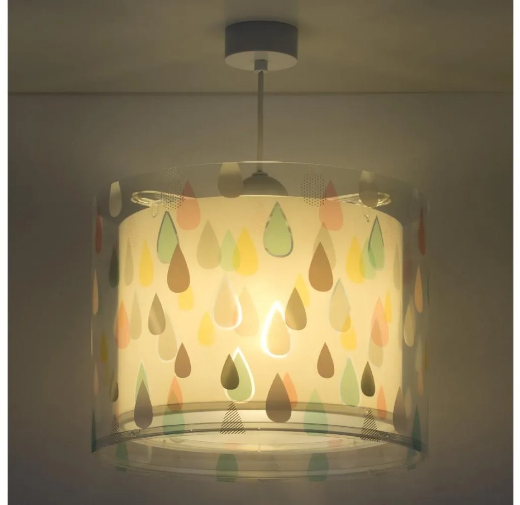 Dalber | Dalber D-41432 - Dětský lustr COLOR RAIN 1xE27/60W/230V | PI279