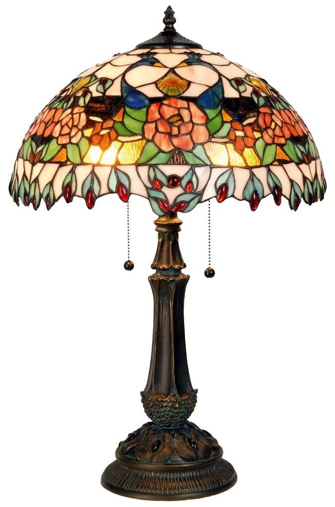 Stolní lampa Tiffany Grapevine - Ø 41*67 cm