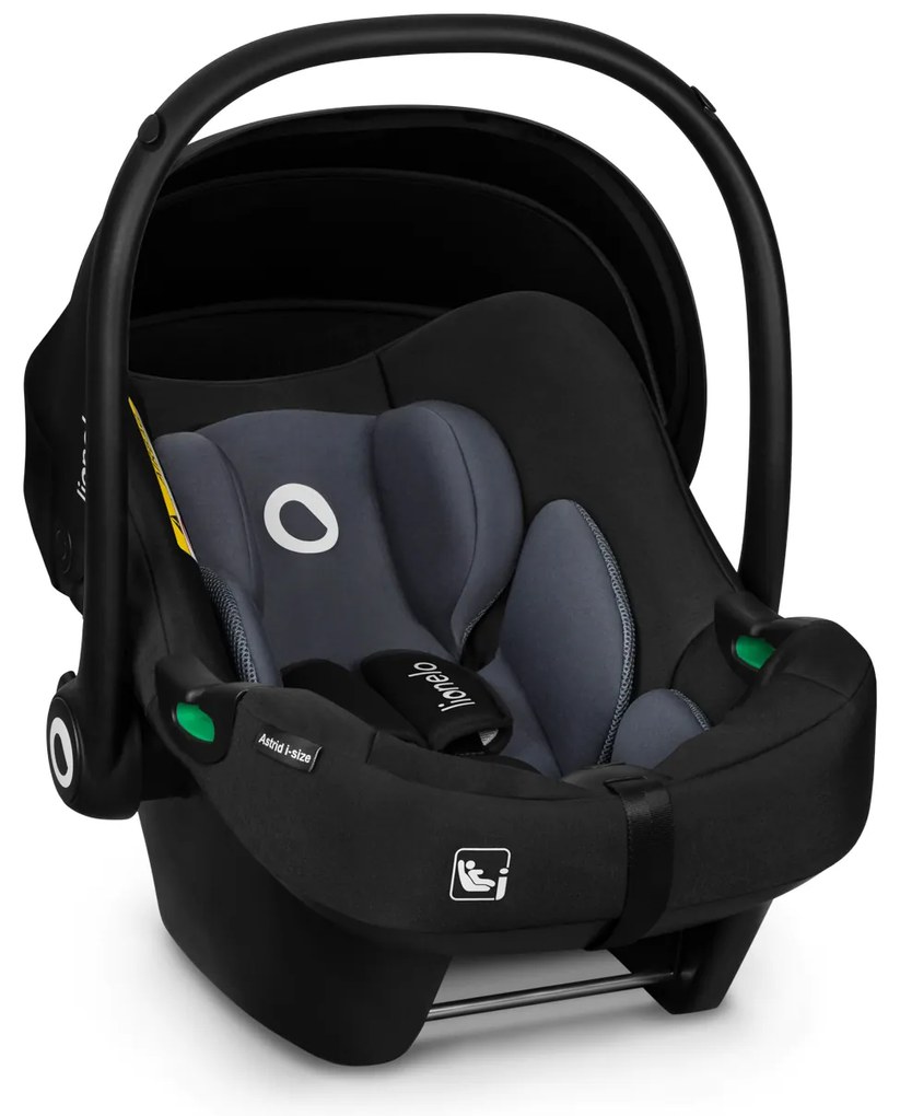 Autosedačka Lionelo ASTRID i-size 40-87 cm Barva: Black Grey