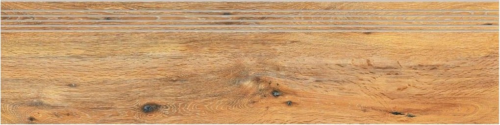 RAKO Pino - Schodovka reliéfní 30x120 cm, nut béžovohnědá DCPVD897