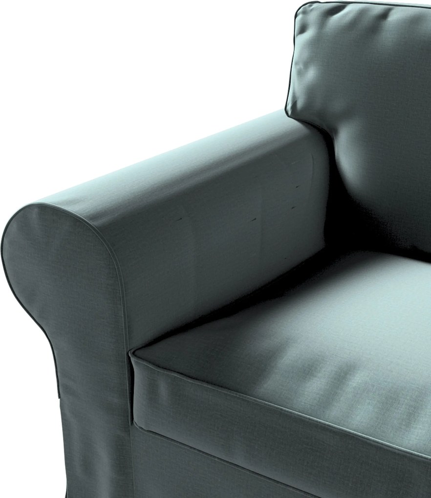 Potah na křeslo IKEA Ektorp barva zelená látka sametová