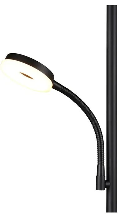 Černá LED stojací lampa (výška 178 cm) Specter – Reality