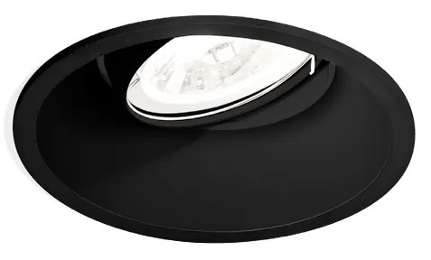 Wever Ducré 112361B3 Deep 1.0 LED adjust, černá zápustná bodovka, 7-10W LED 2700K, prům. 9,4cm