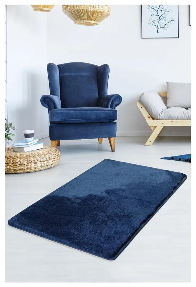 Tmavě modrý koberec Milano, 140 x 80 cm | BIANO