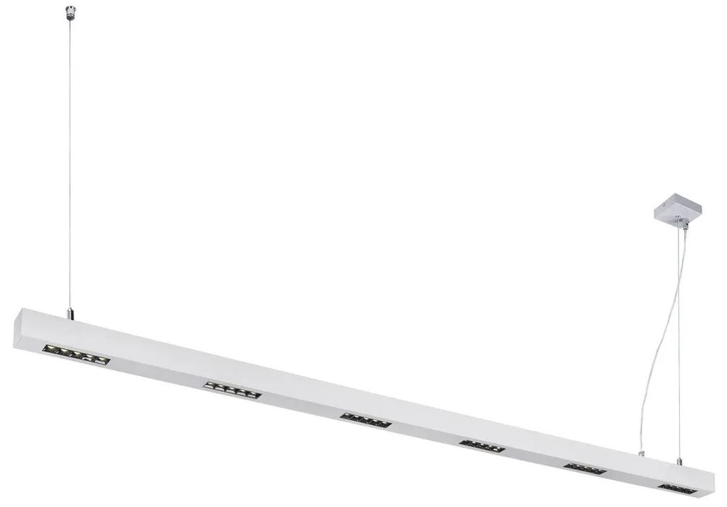 LA 1000937 Q-LINE PD, LED závěsné svítidlo, 2m, BAP, stříbrná, 4000K - BIG WHITE (SLV)