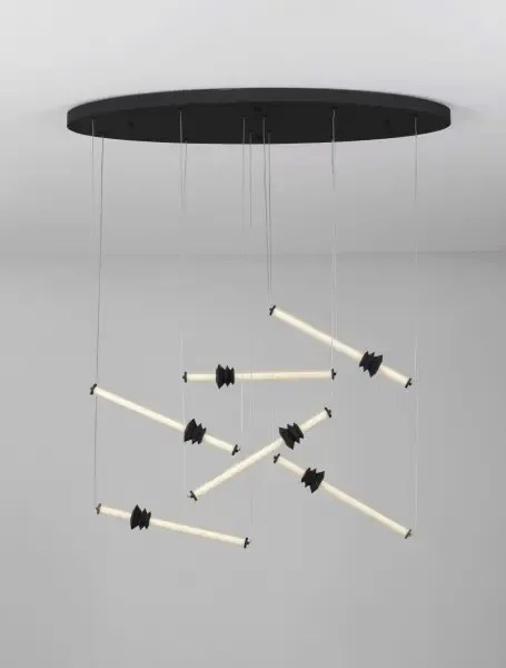 LED stmívatelný černá designové svítidlo Atmosfera